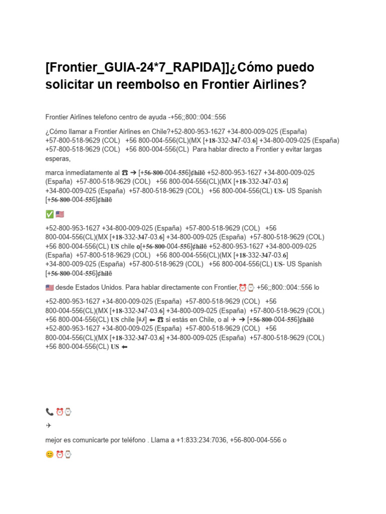 [Frontier_GUIA-24*7_RAPIDA]]¿Cómo puedo solicitar un reembolso en ...