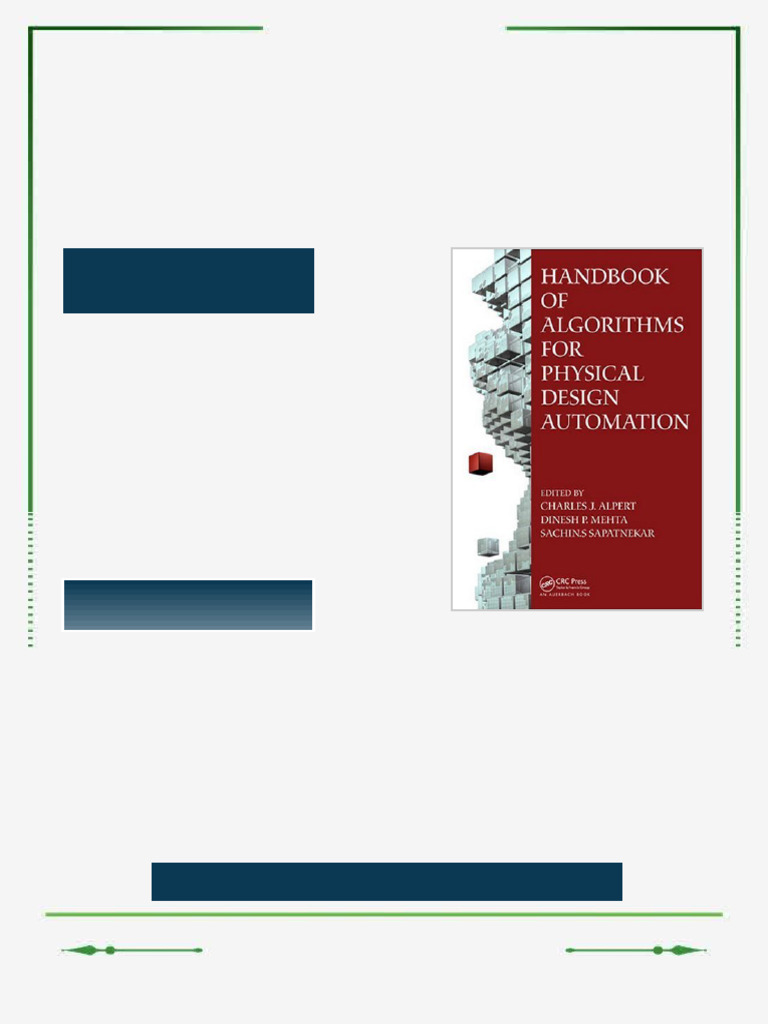 Handbook of Algorithms for Physical Design Automation 1st Edition ...