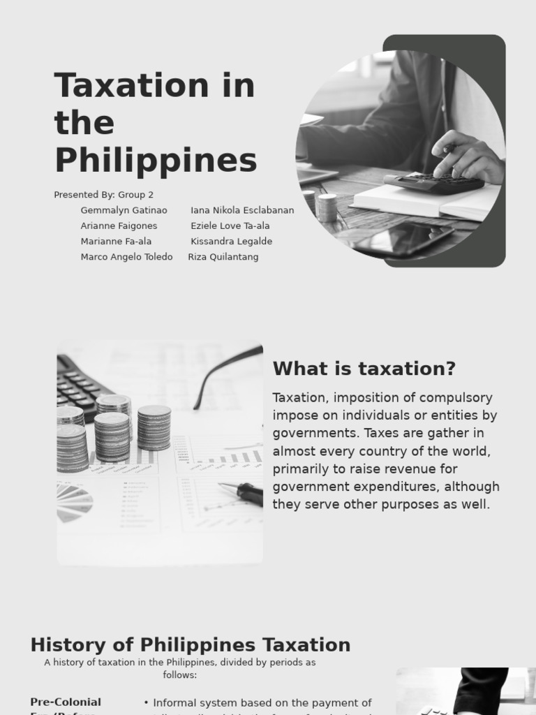 Taxation in The Philippines | PDF | Taxes | Value Added Tax