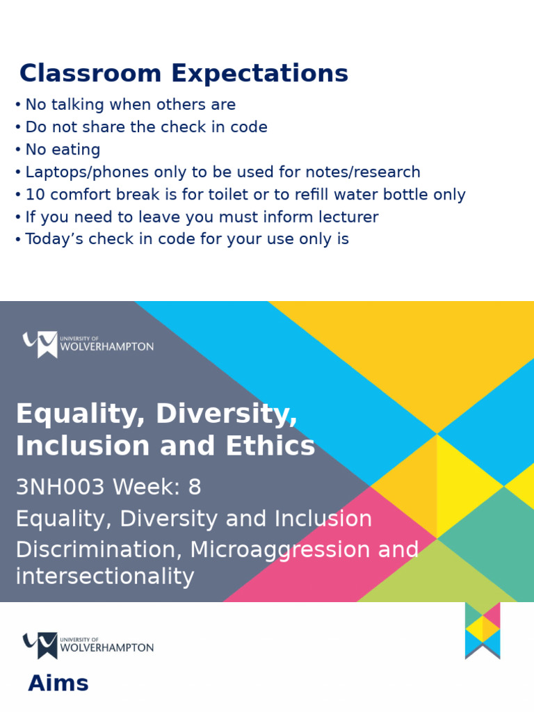 Week 8 Marginalisation and Intersectionality Sept 2025 | PDF | Intersectionality | Social Exclusion