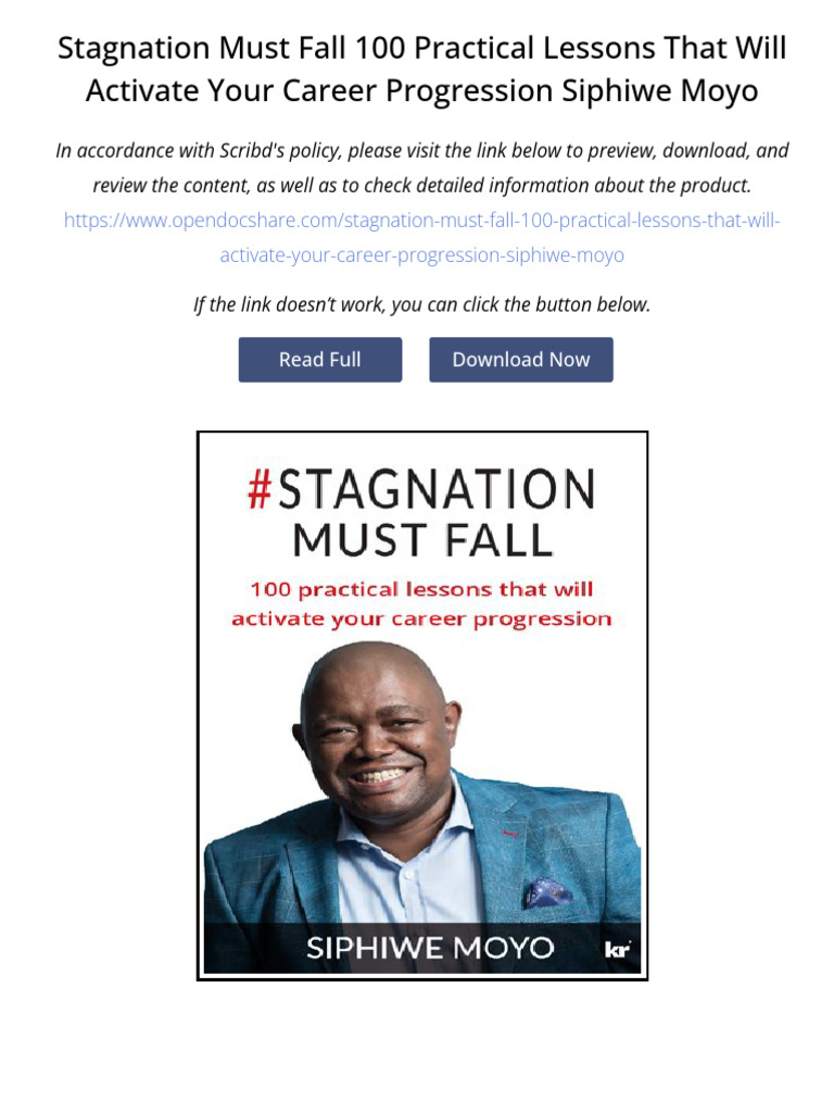 Stagnation must fall 100 practical lessons that will activate your ...