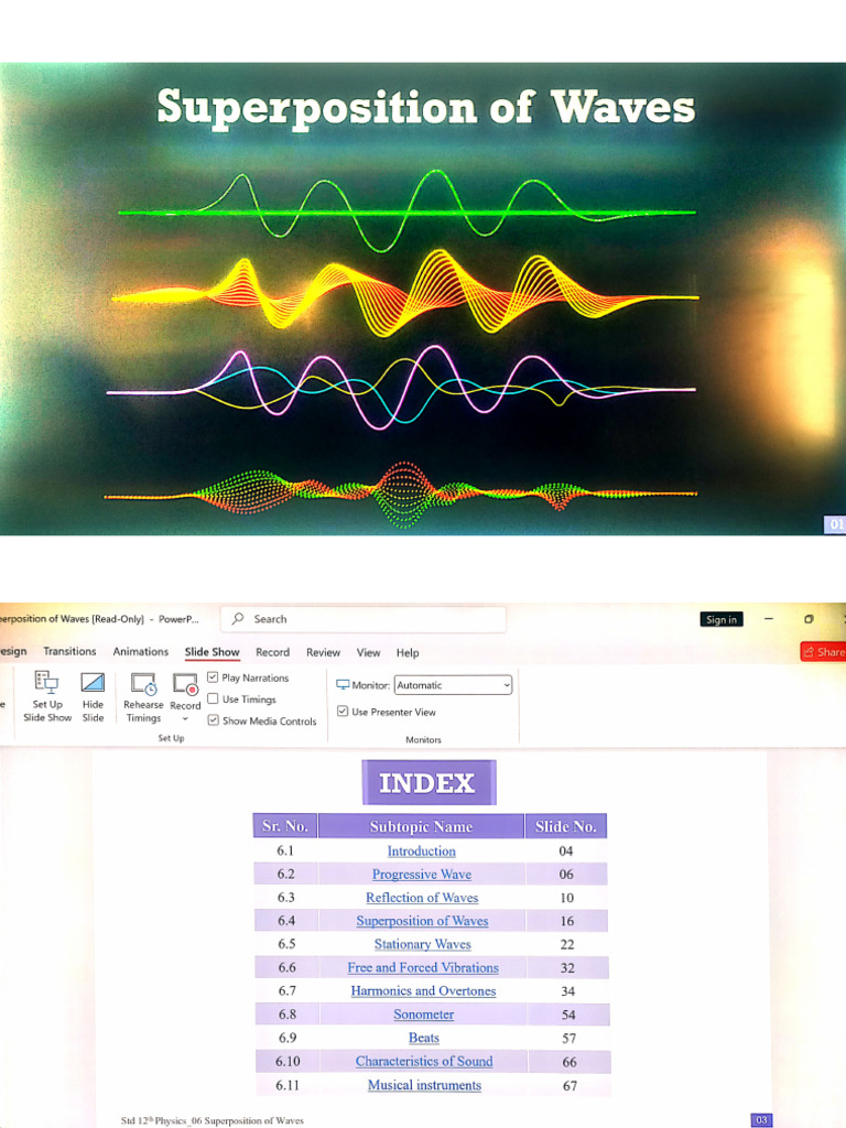 Super Position of Wave (12 TH Physics) | PDF