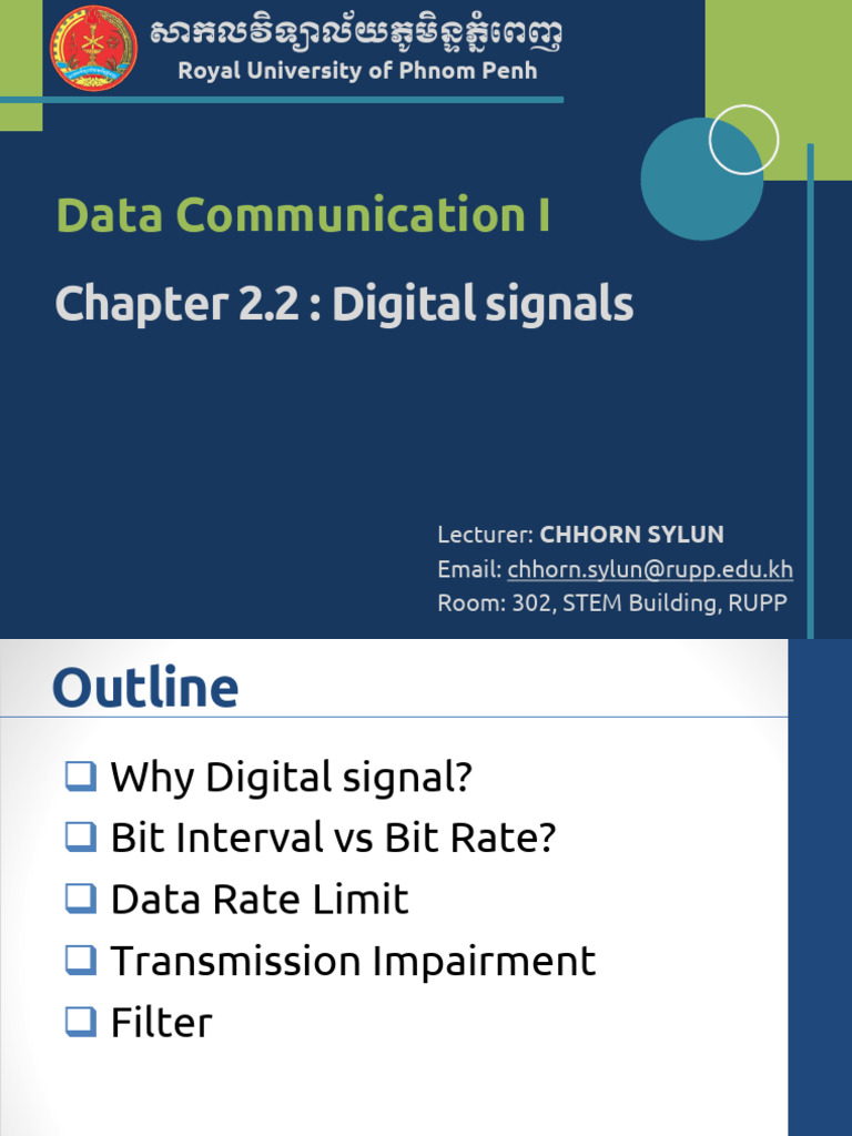 Understanding Digital Signals in Communication | PDF | Signal To Noise ...