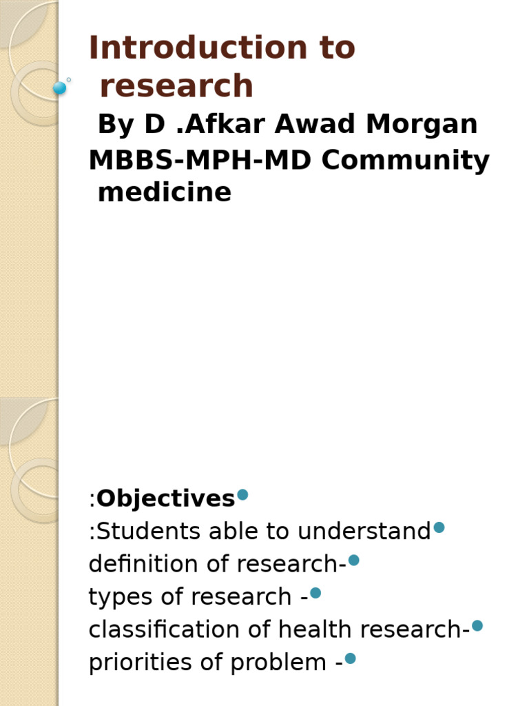 Introduction to Research | PDF | Quantitative Research | Methodology