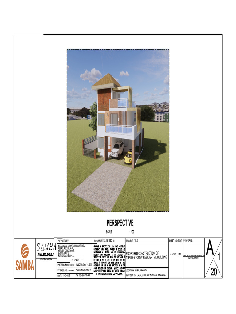 Perspective: Scale 1:100 | PDF