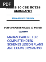 Grade 12 Geography Mapwork Notes | PDF | Compass | Geographic ...