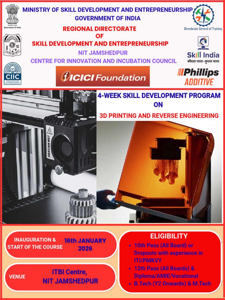 4-Week 3D Printing Skill Program | PDF | 3 D Printing