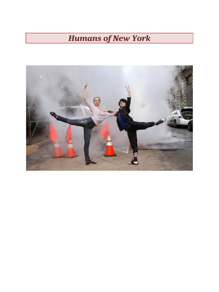 Humans of Newyork | PDF