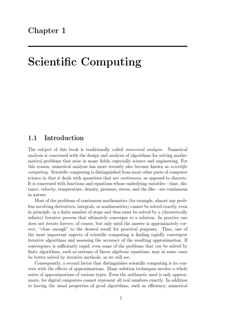 Introduction to Scientific Computing | PDF | Numerical Analysis ...