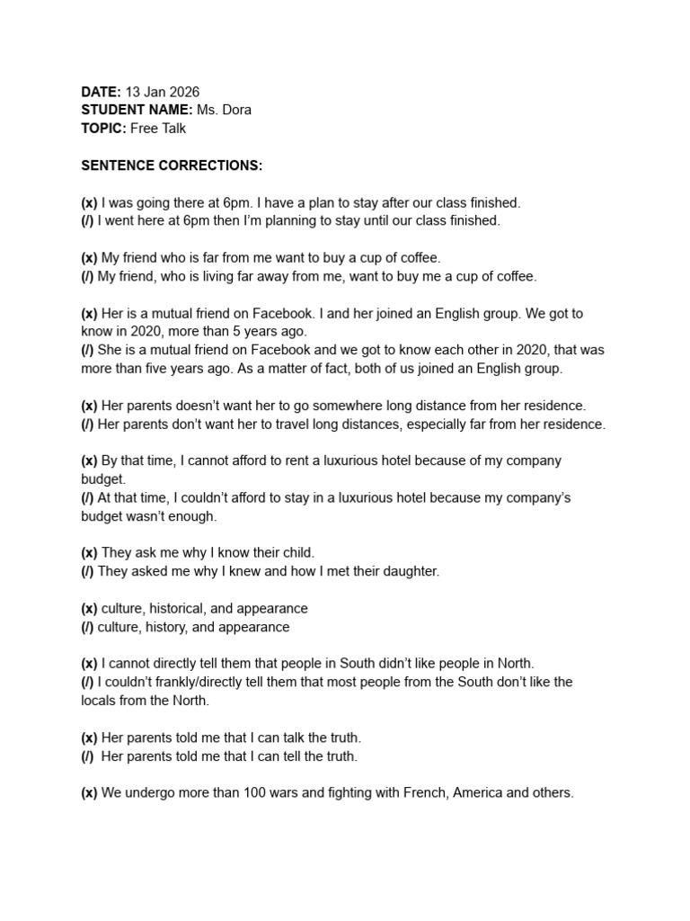 Ms. Dora's Notes- 13 Jan 2026 | PDF | Linguistics