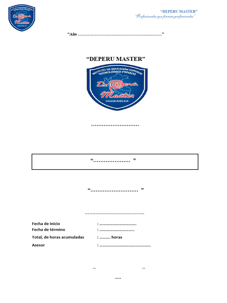 Esquema de Informe de Prácticas Pre Profesionales (4) (1) (1) | PDF | Informática