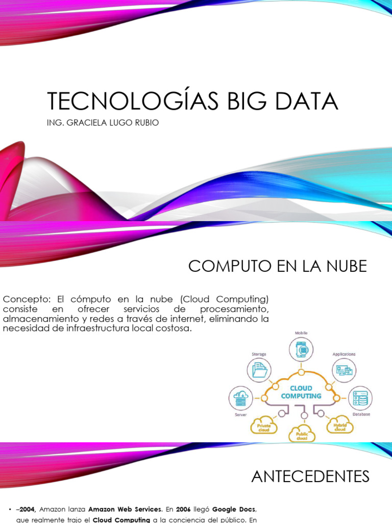 Tema 1. Conceptos Basicos de Bigdata y Cloud Computer | PDF