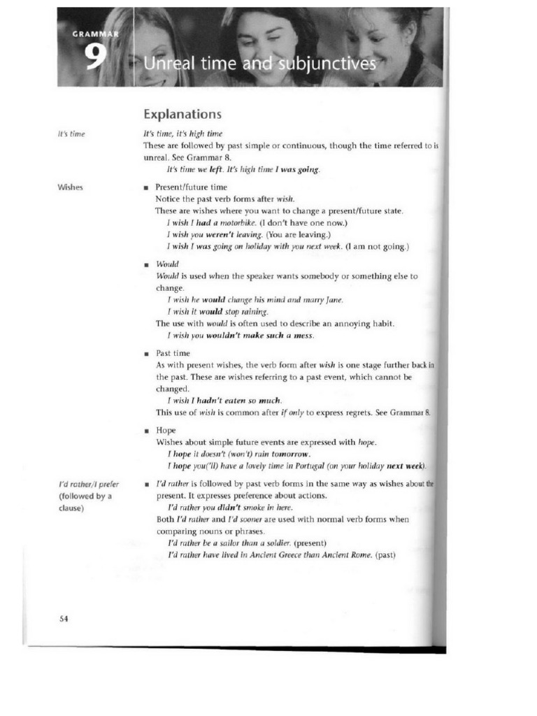 Unreal Time (9) Advanced_language_practice | PDF