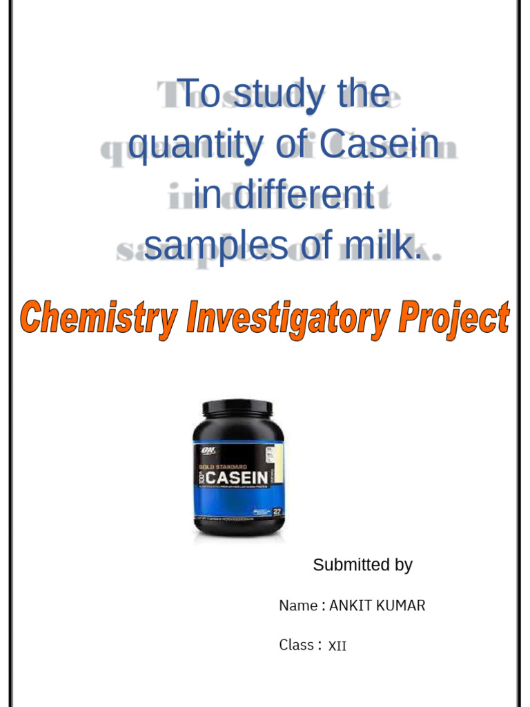 Qty of Casein.pdf | PDF | Milk | Dairy Products
