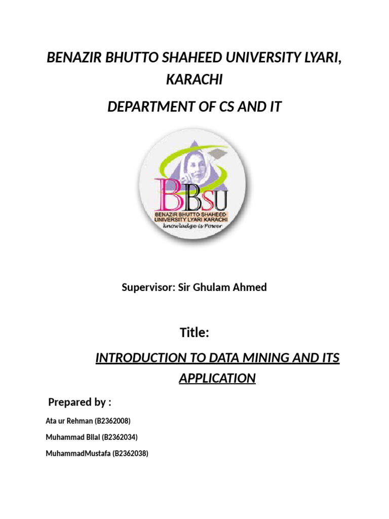 Data Minig and Its Application | PDF | Data Mining | Data