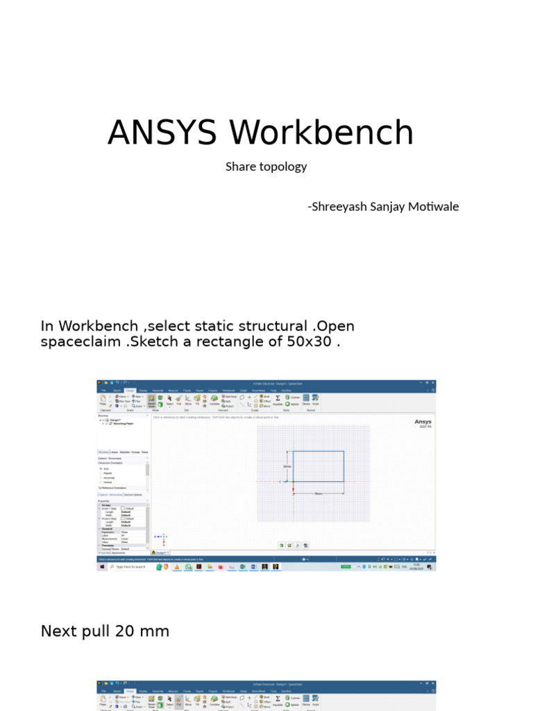 ANSYS Workbench: Share Topology Guide | PDF