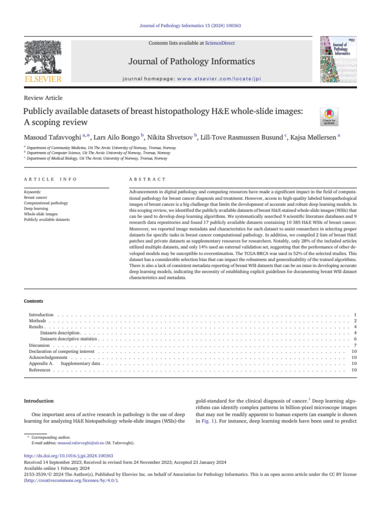 Public Datasets for Breast Histopathology | PDF | Breast Cancer | Carcinoma
