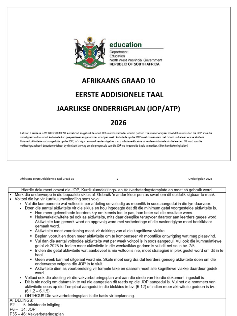 2026 f Atp Eat Gr 10 | PDF