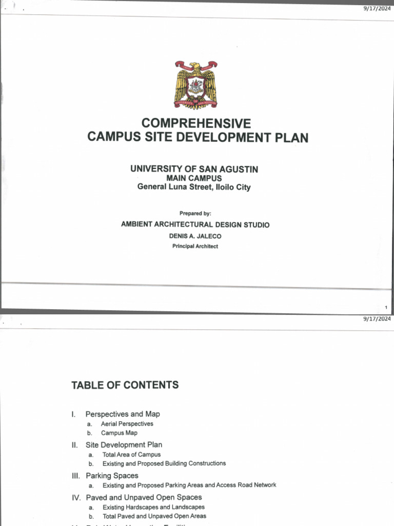 Campus Site Development Plan | PDF