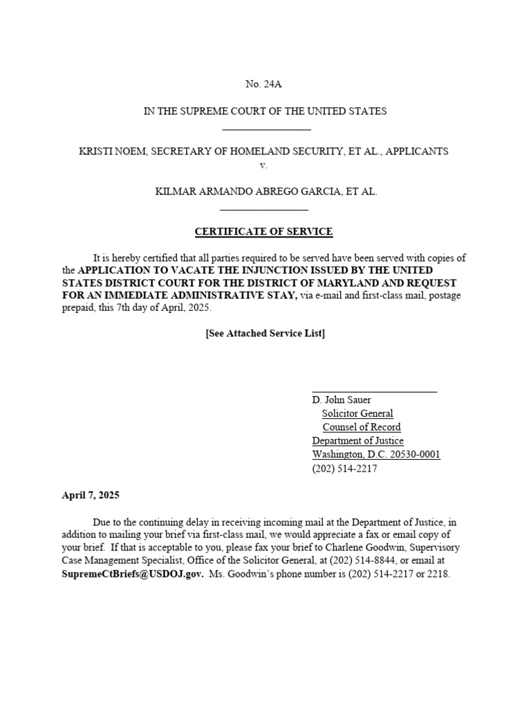 20250407103404067_Certificate Kristi Noem Application | PDF