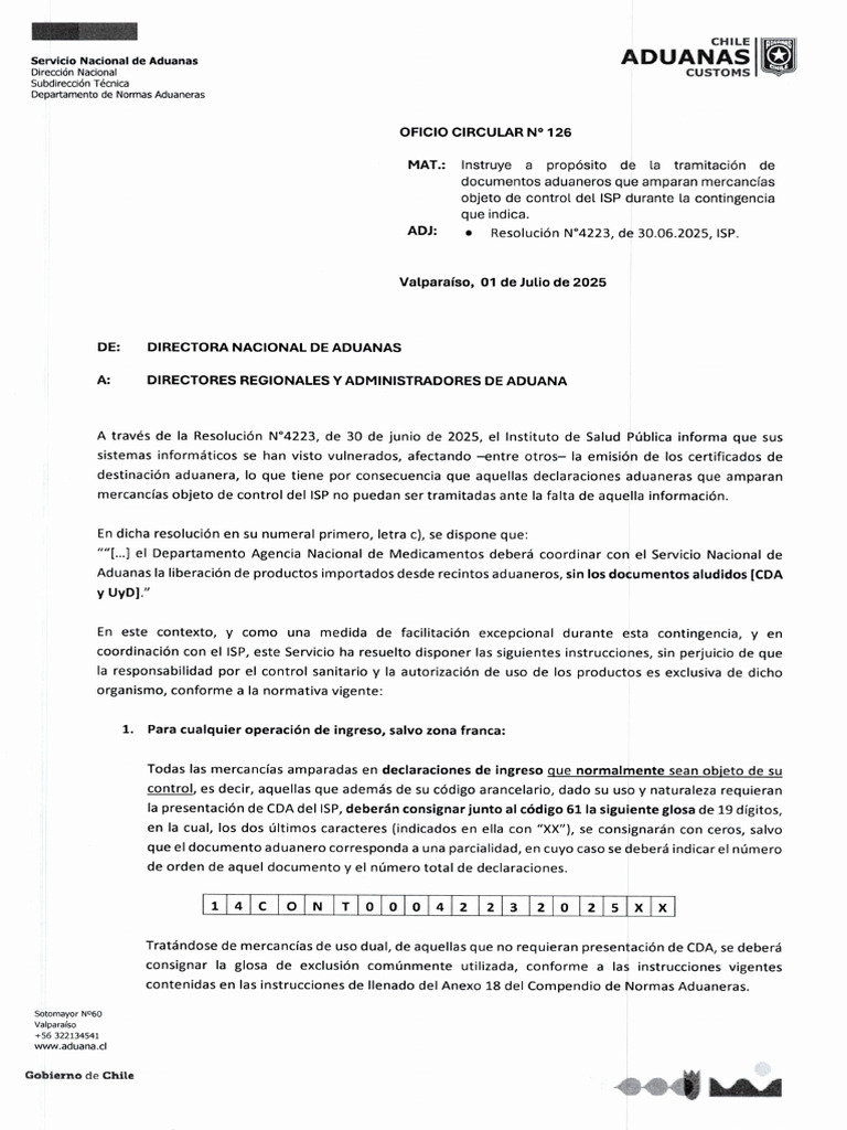 Circular 126_2025 | PDF