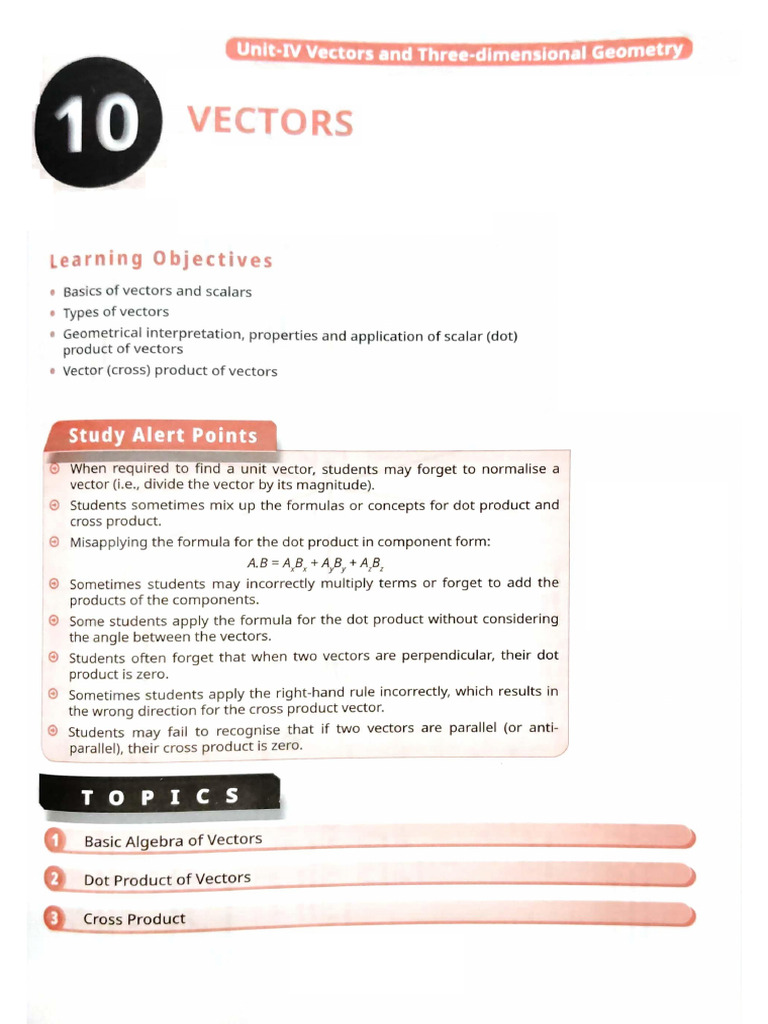 Vector Question Bank | PDF