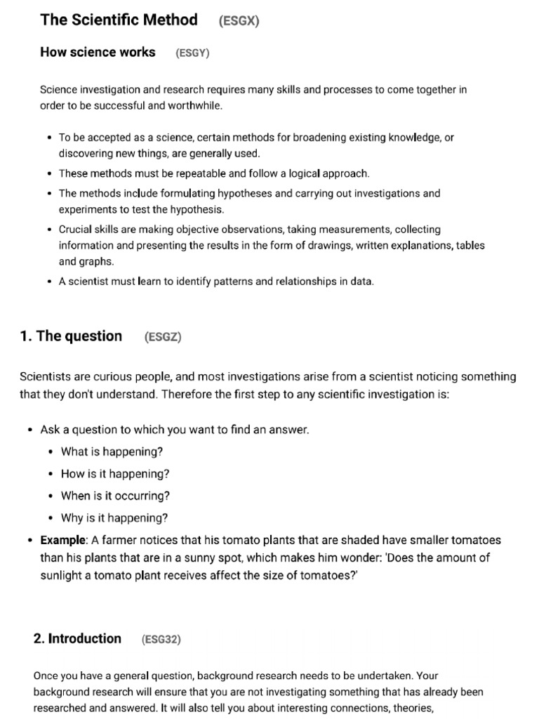 The Scientific Method | PDF