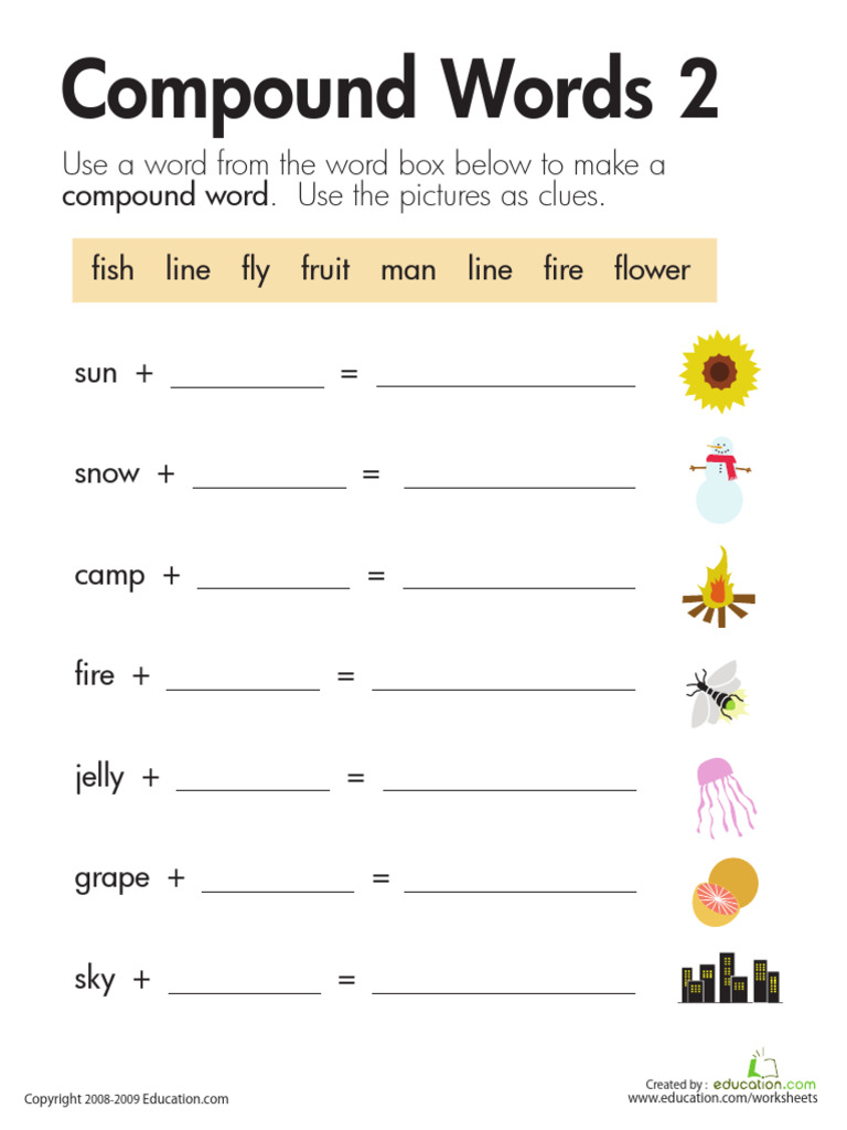 Compound Words 2 Second | PDF