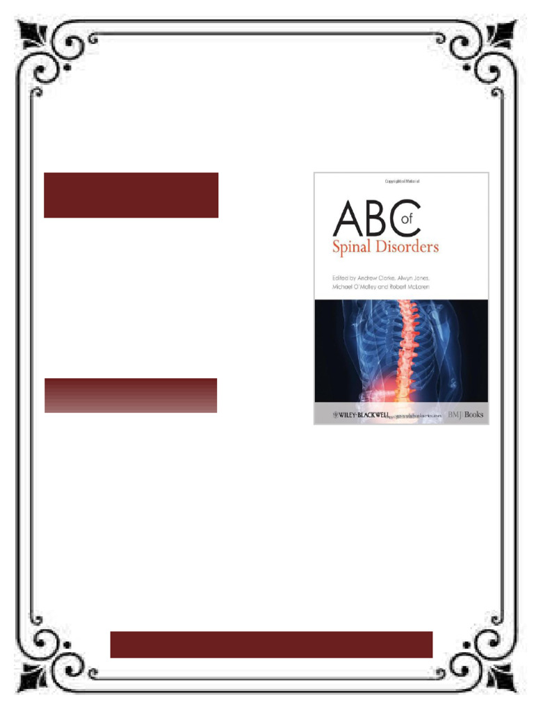 ABC of Spinal Disorders Andrew Clarke online ebook version | PDF ...