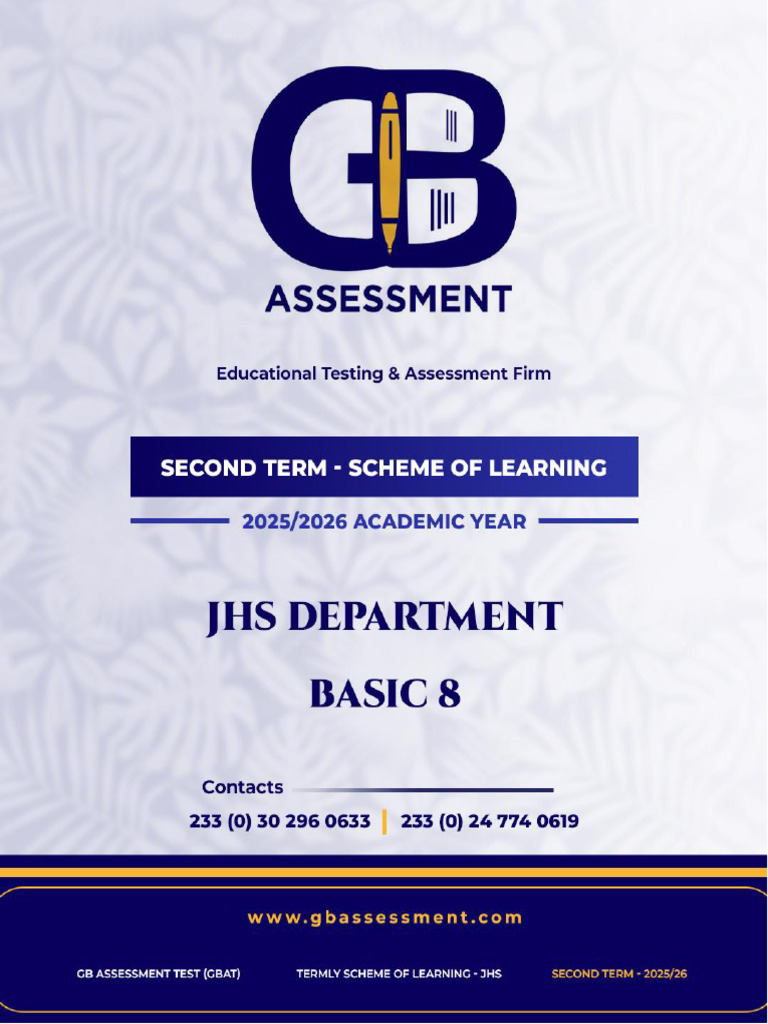 Gbat- Jhs 2nd Term s.o.l. b8 (Updated) | PDF | Algebra | Narrative