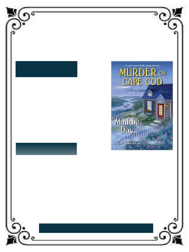 Murder On Cape Cod Cozy Capers Book Group Mystery 1 Maddie Day eBook ...