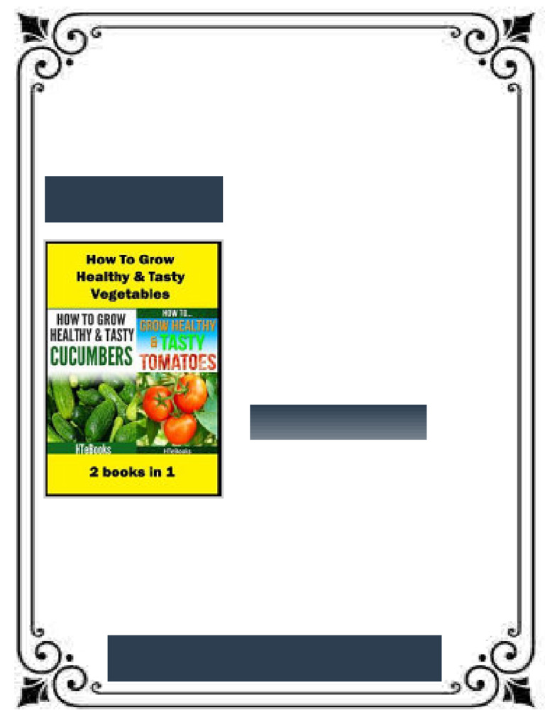 How to Grow Healthy and Tasty Vegetables 1st Edition Htebooks ebook ...
