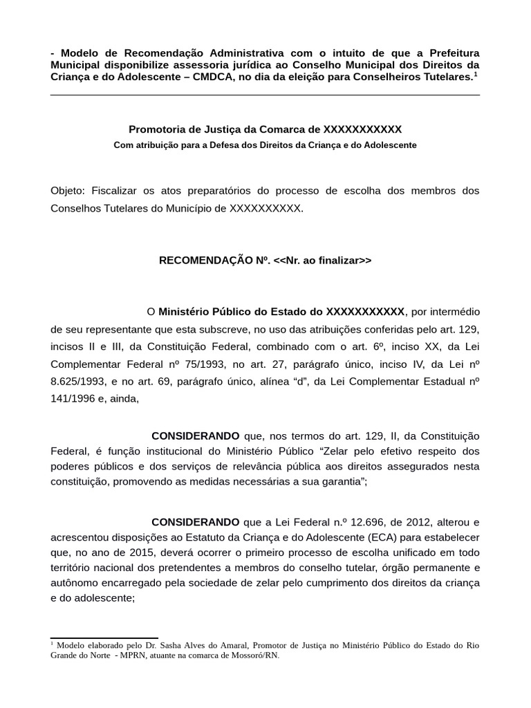 eleicoes_ct__rec_adm_assessoria_juridica_cmdca | PDF | Eleições ...