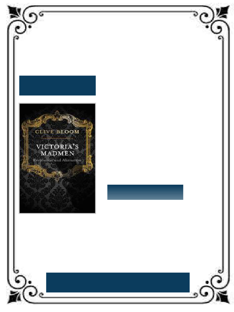 Victoria s Madmen Revolution and Alienation 1st Edition Clive Bloom ...