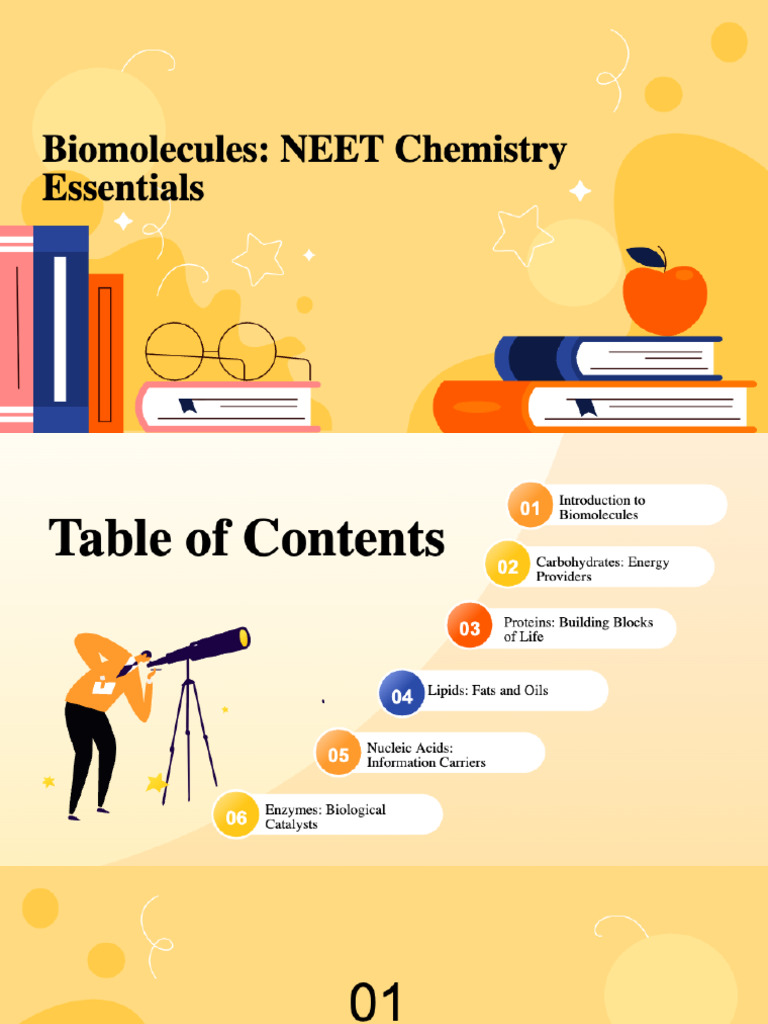 Biomolecules_ NEET Chemistry Essentials_AI PPT Maker | PDF