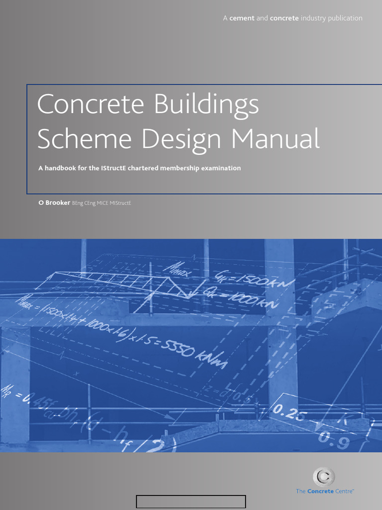 Concrete Buildings Scheme Design Manual | PDF | Beam (Structure ...