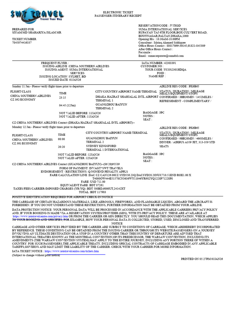 e Ticket.siyam1.PDF | PDF