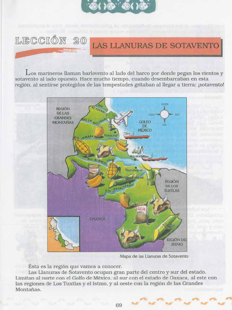 Llanuras de Sotavento - Siete Regiones de Veracruz - Libro SEP | PDF