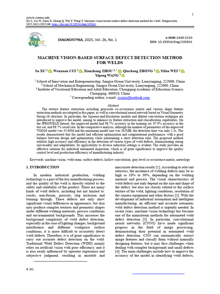 Machine Vision Based | PDF