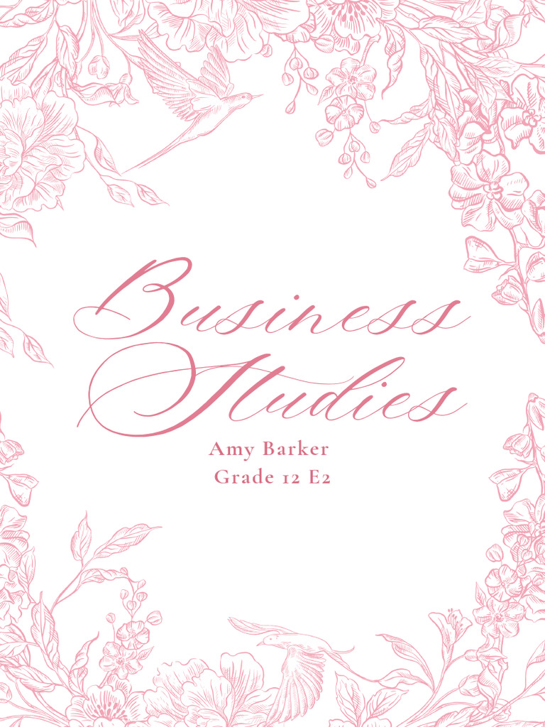 Pink Illustrated Wedding Invitation | PDF