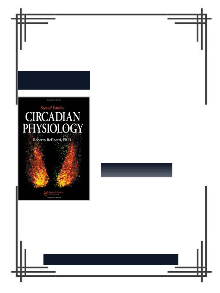 Circadian Physiology Second Edition Roberto Refinetti Ph.D. ebook 4K ...
