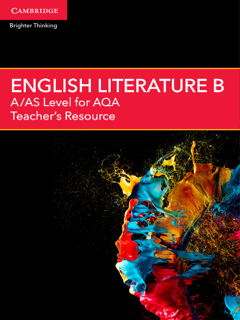 AAS Level English Literature B for AQA Teachers Resource Free Online ...