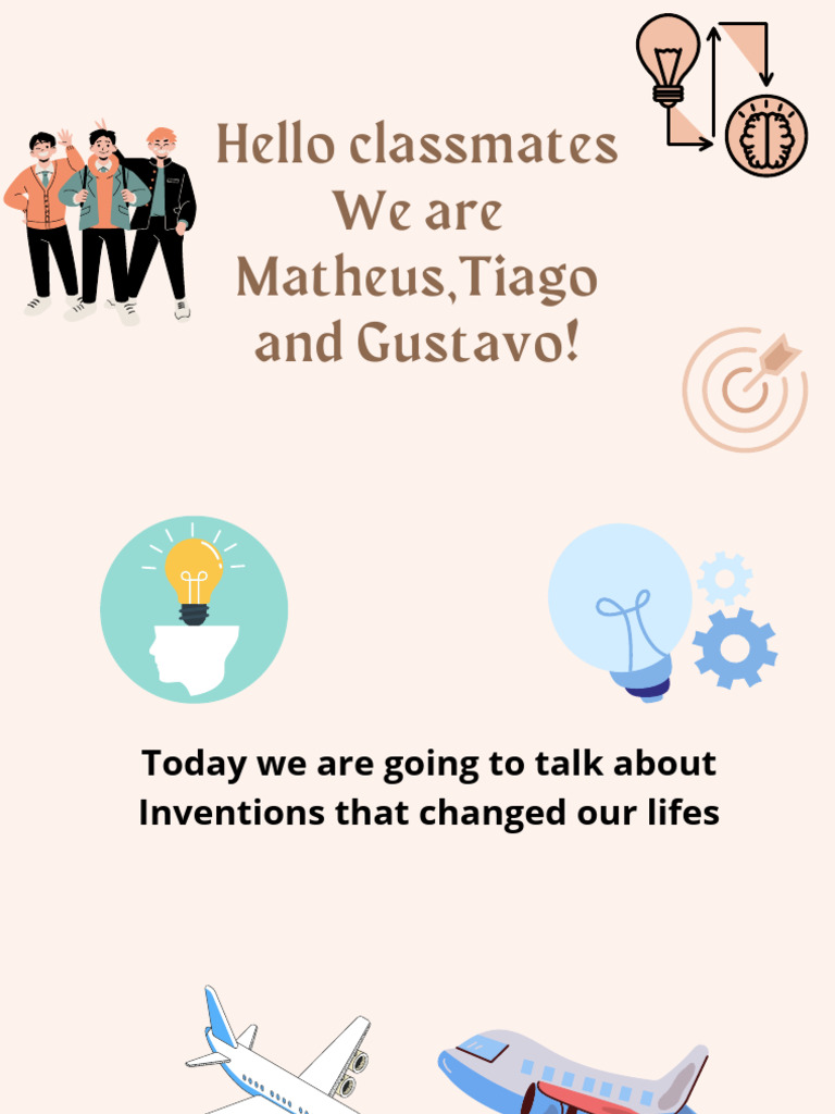 Hello Classmates We Are Matheus,Tiago and Gustavo! (2) | PDF | Internet ...