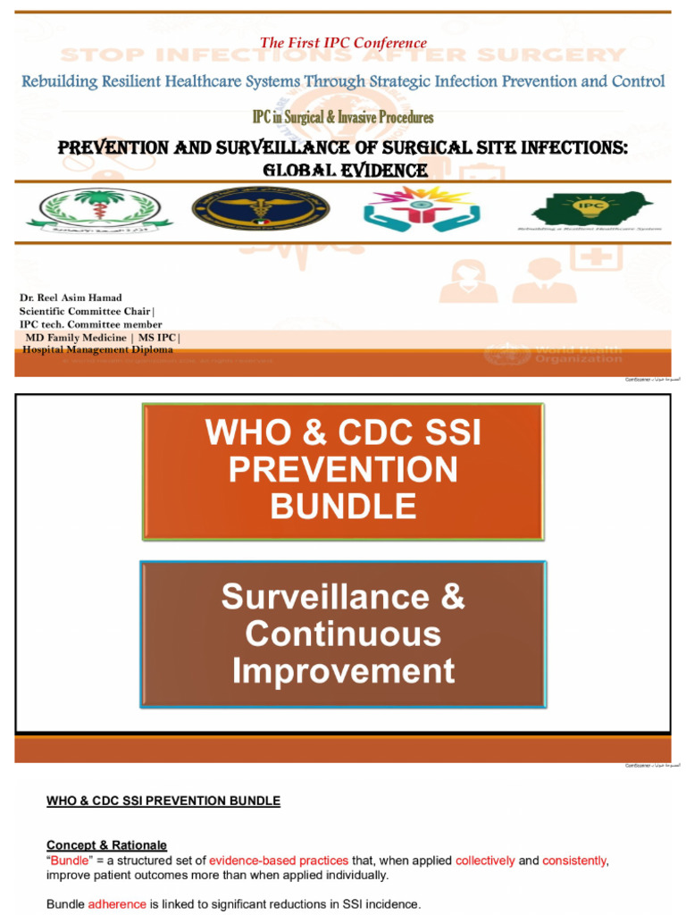 SSI Prevention and Surveillance FINAL - Conf 07-01-2026 | PDF