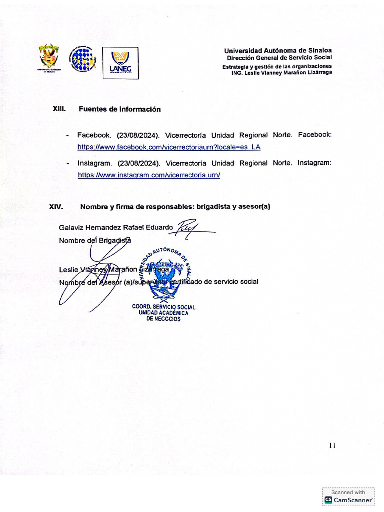 Hoja Firmada y Sellada Del Proyecto | PDF
