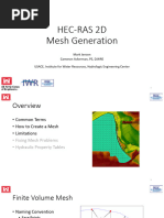Refinement Regions in HEC-RAS 2D Mesh | PDF | Area | Elevation