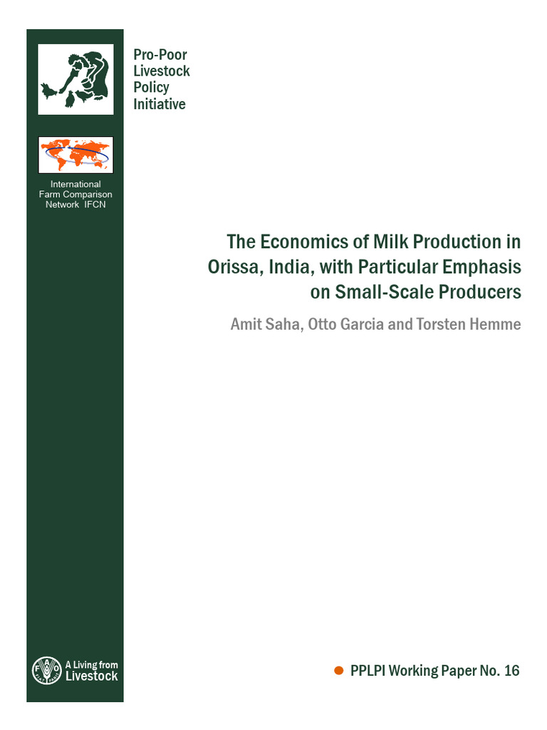 bp218e- economics of milk prod | PDF | Dairy | Milk