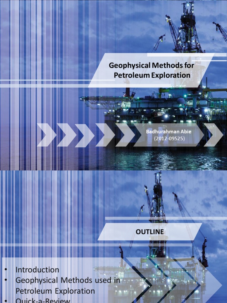 Geophysical Methods For Petroleum Exploration | PDF | Geophysics ...