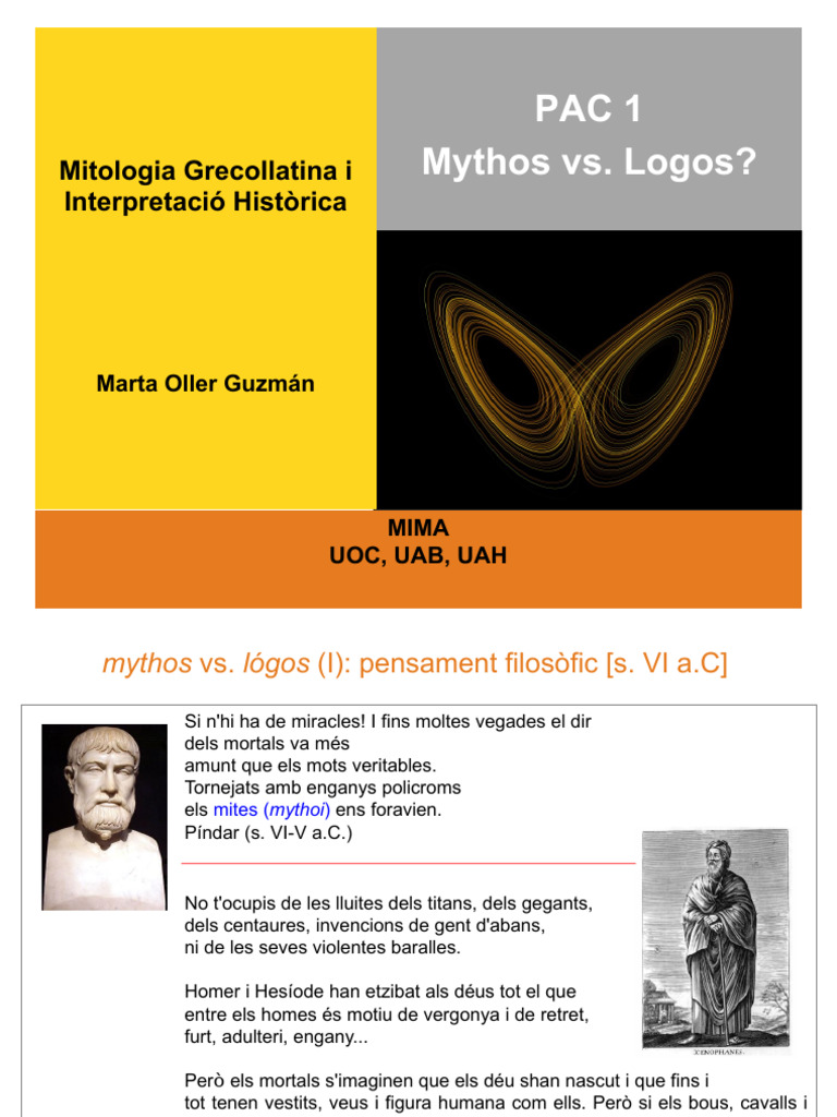 Mythos y Logos | PDF