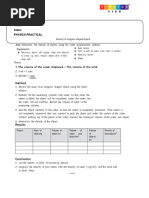 Measuring Irregular Object Volume | PDF